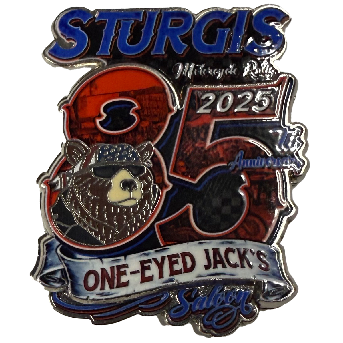 Pin SPECIAL EDITION 2025 Sturgis Motorcycle Rally One Eyed Jack's Salo ...